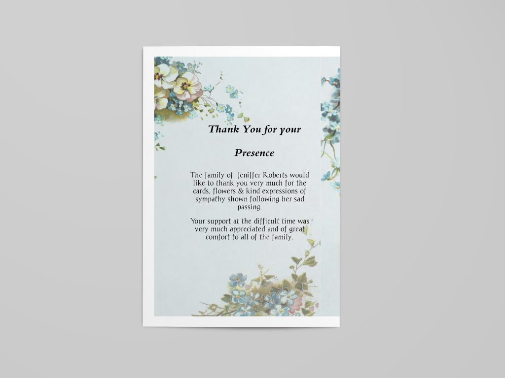 Royal Natural Funeral Program Template | QuickFuneral LLC
