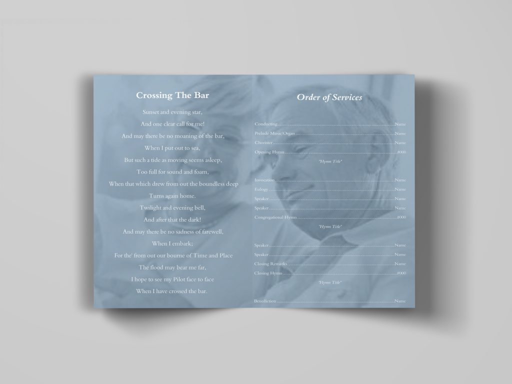 Decent Funeral Program Template | QuickFuneral LLC