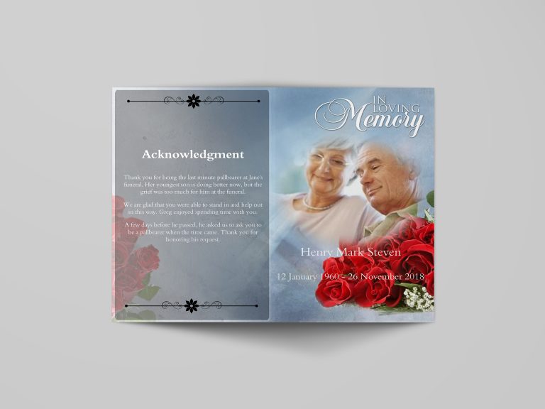 Decent Funeral Program Template | QuickFuneral LLC