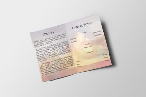 Going Home Funeral Program Template | QuickFuneral LLC