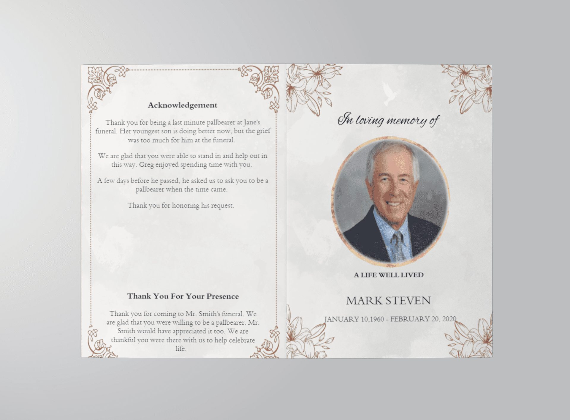 Father Eulogy Examples