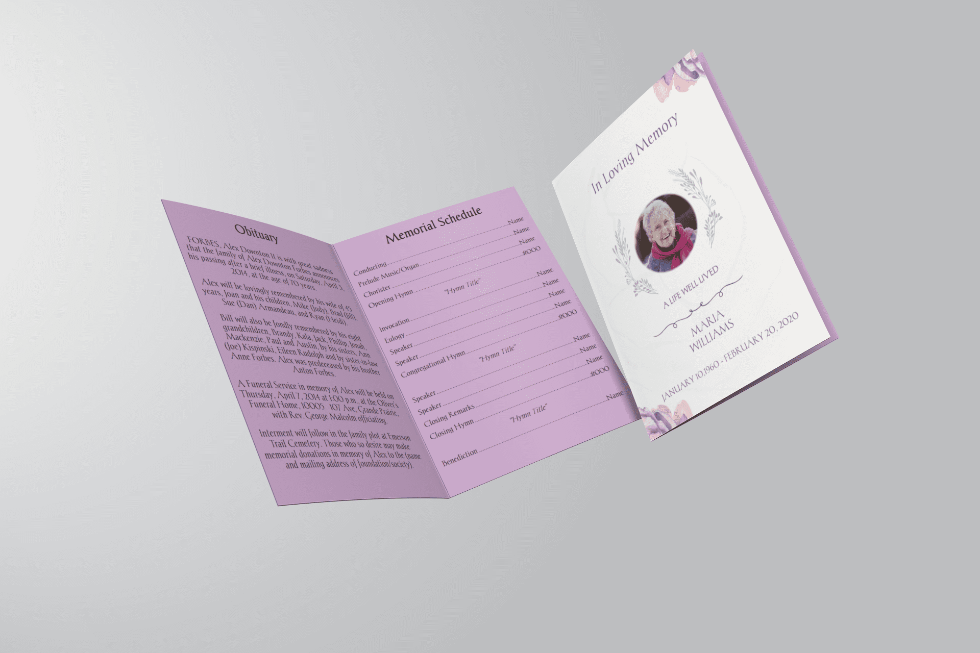 Obituary Printing