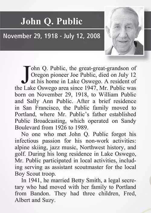 Obituary Writing Examples – How to Write a Meaningful Obituary